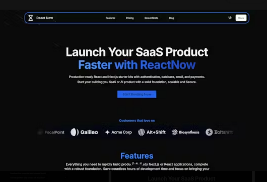 React Now - The Solid Next.js / React Starter Kit | Steemhunt
